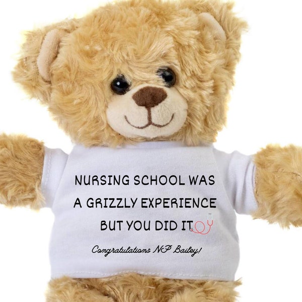 Nurse Graduation Teddy Bear - Etsy