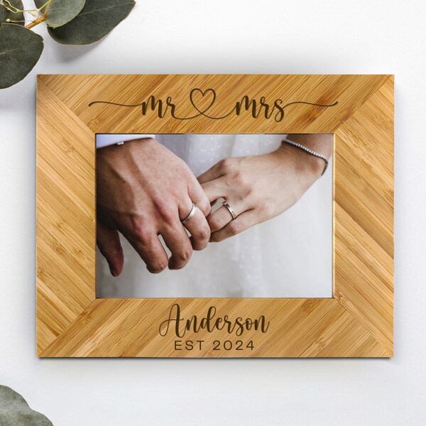 Bamboo Picture Frames - Etsy