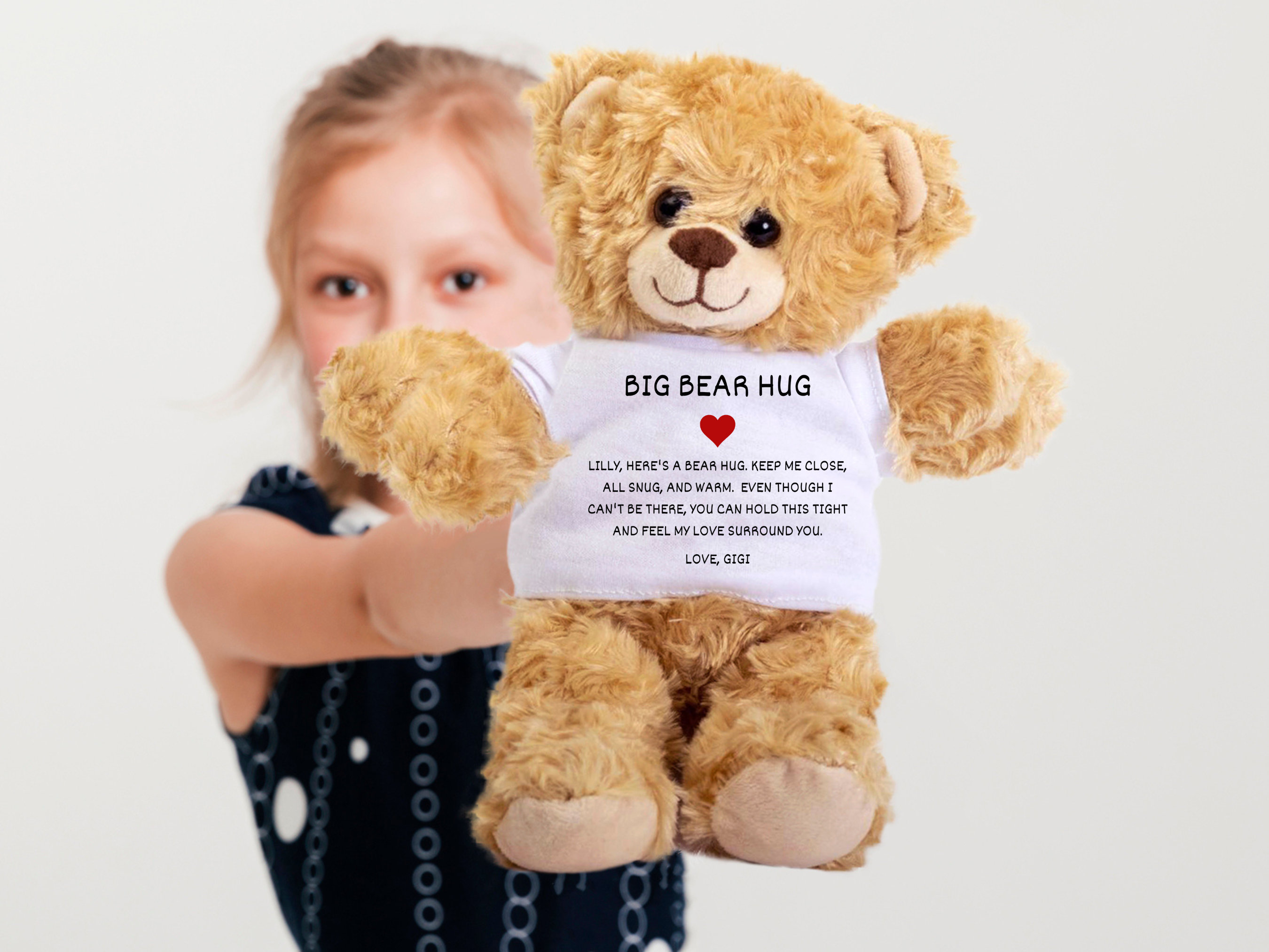 Long Distance Gift, Bear Hug, Thinking of You Bear, Get Well Soon, Get ...