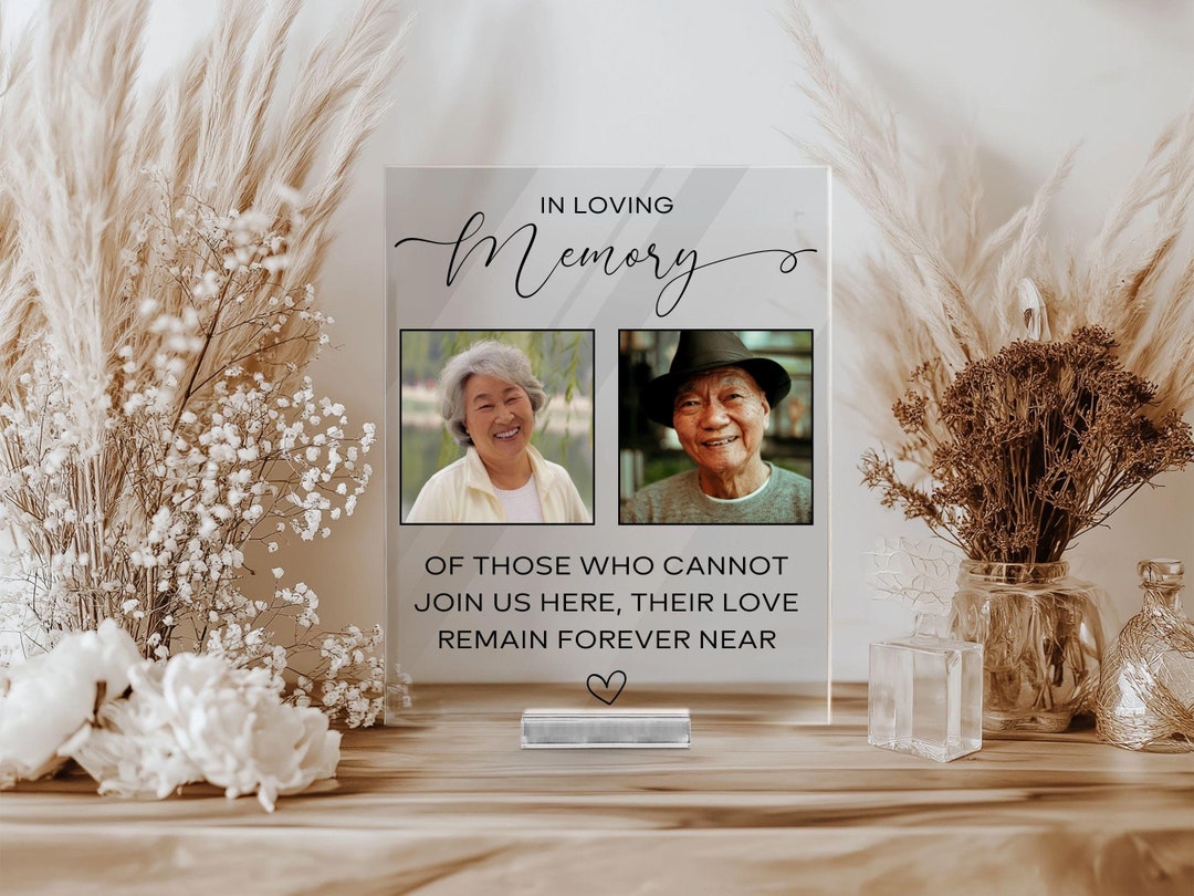 Wedding Memorial Sign, Memorial Table Sign Wedding, Wedding Memory Sign ...