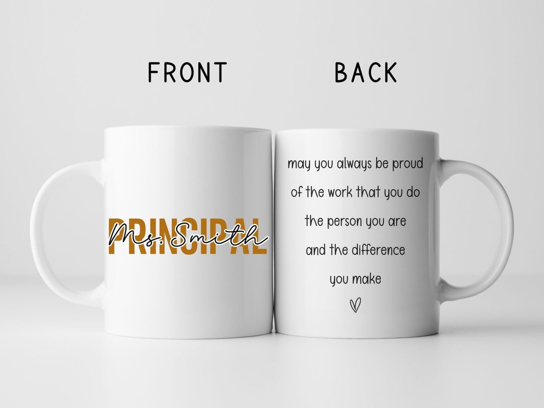 Personalized Principal Mug Custom Principal Coffee Cup Gift Idea for ...