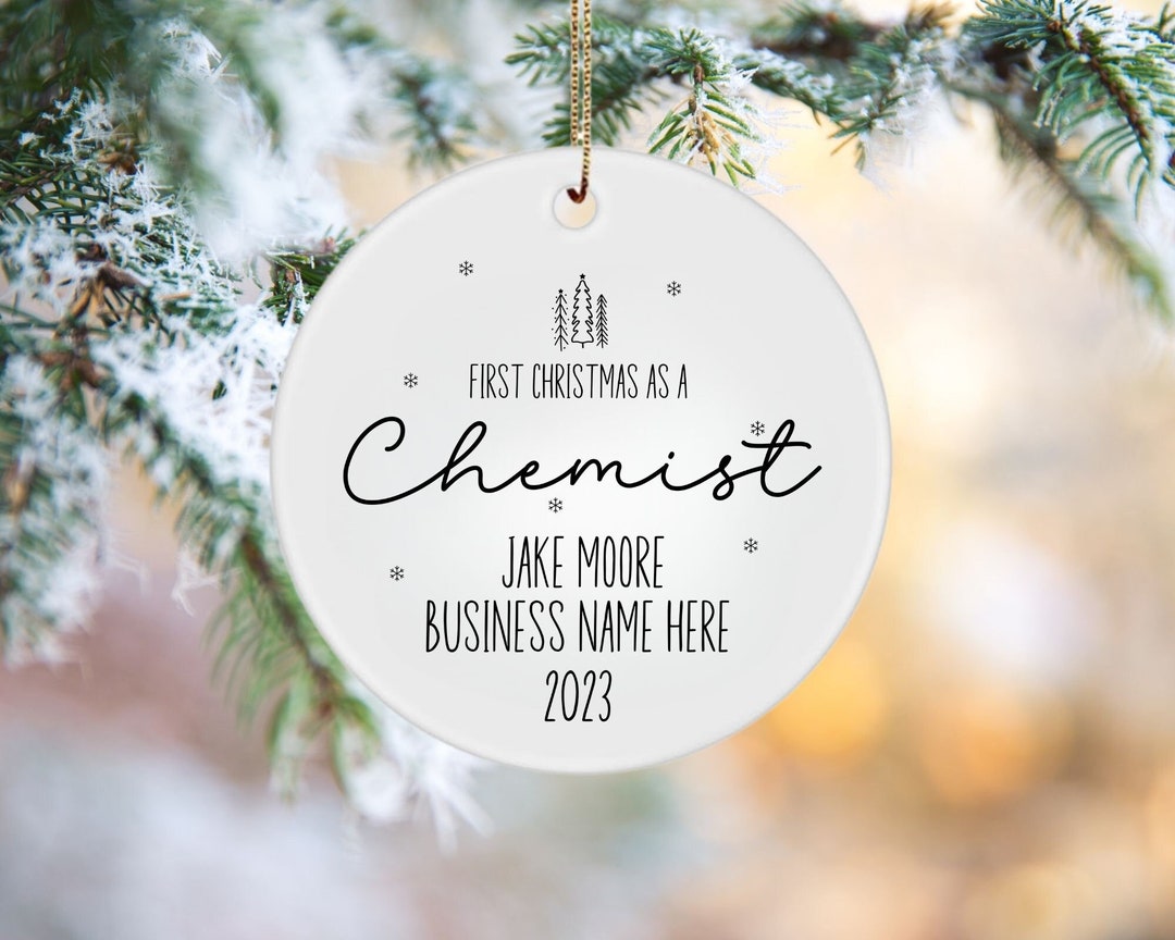 Chemistry Ornament, Chemist Ornament, Chemistry Xmas Christmas Ornament ...