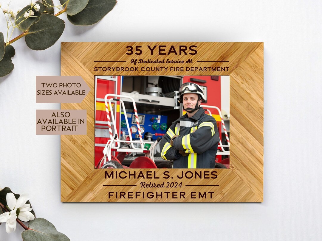 Firefighter EMT Retirement Gift, First Responder Retirement Gifts ...