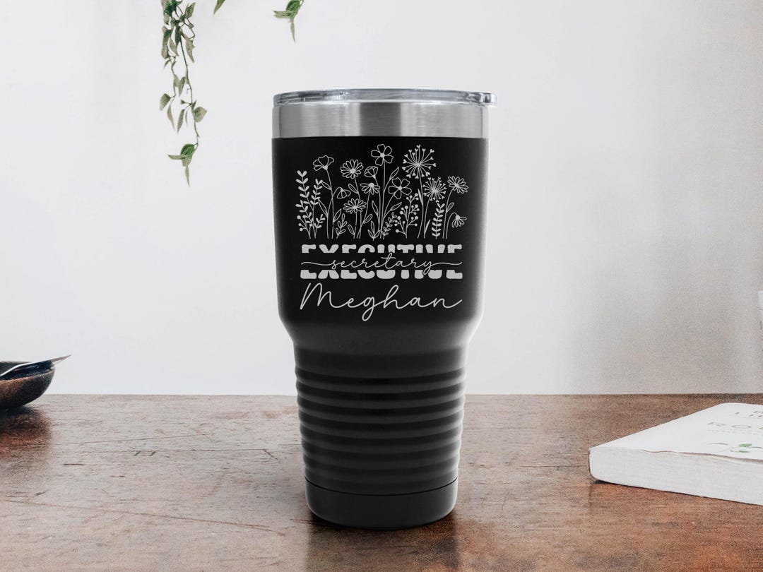 Engraved Executive Secretary Tumbler, 20 Oz or 30 Oz Custom Stainless ...