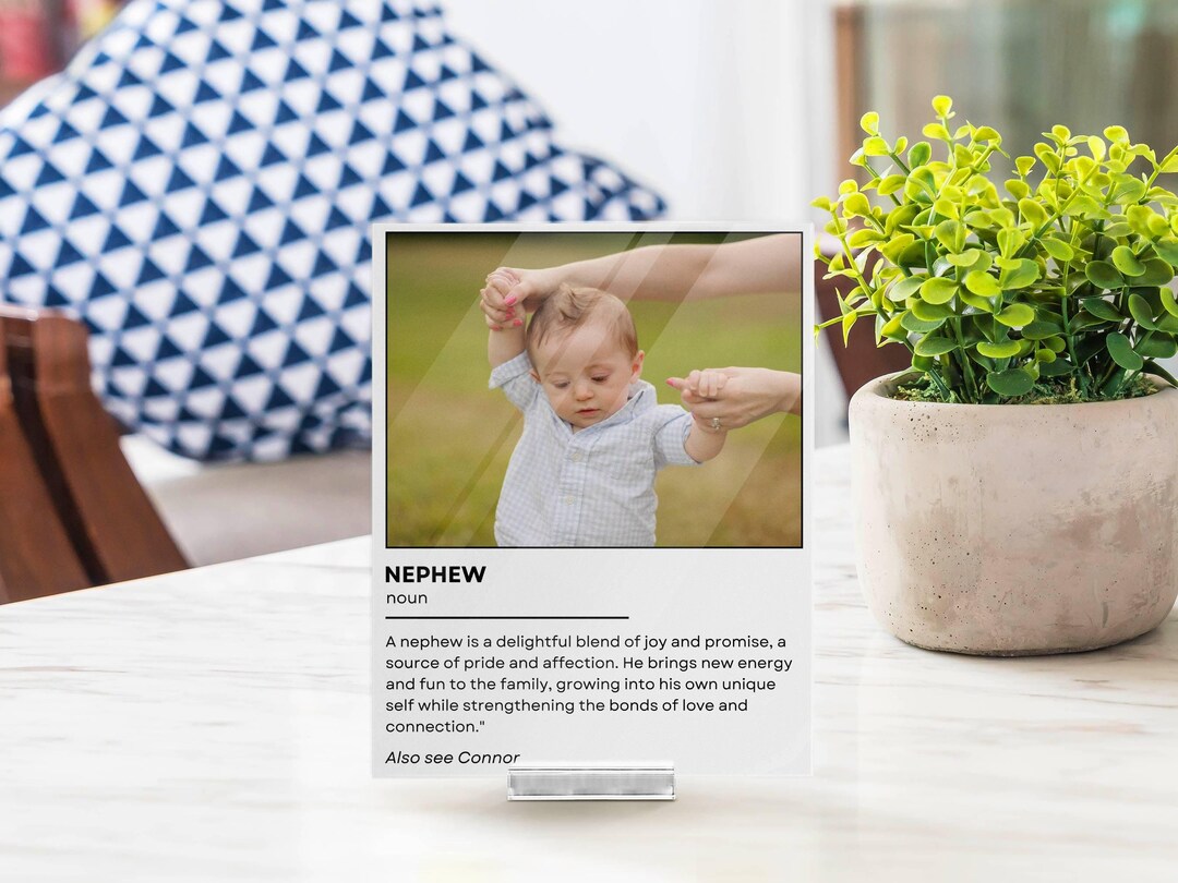 Custom Nephew First Birthday Gift From Aunt Uncle, Christmas Gift for ...