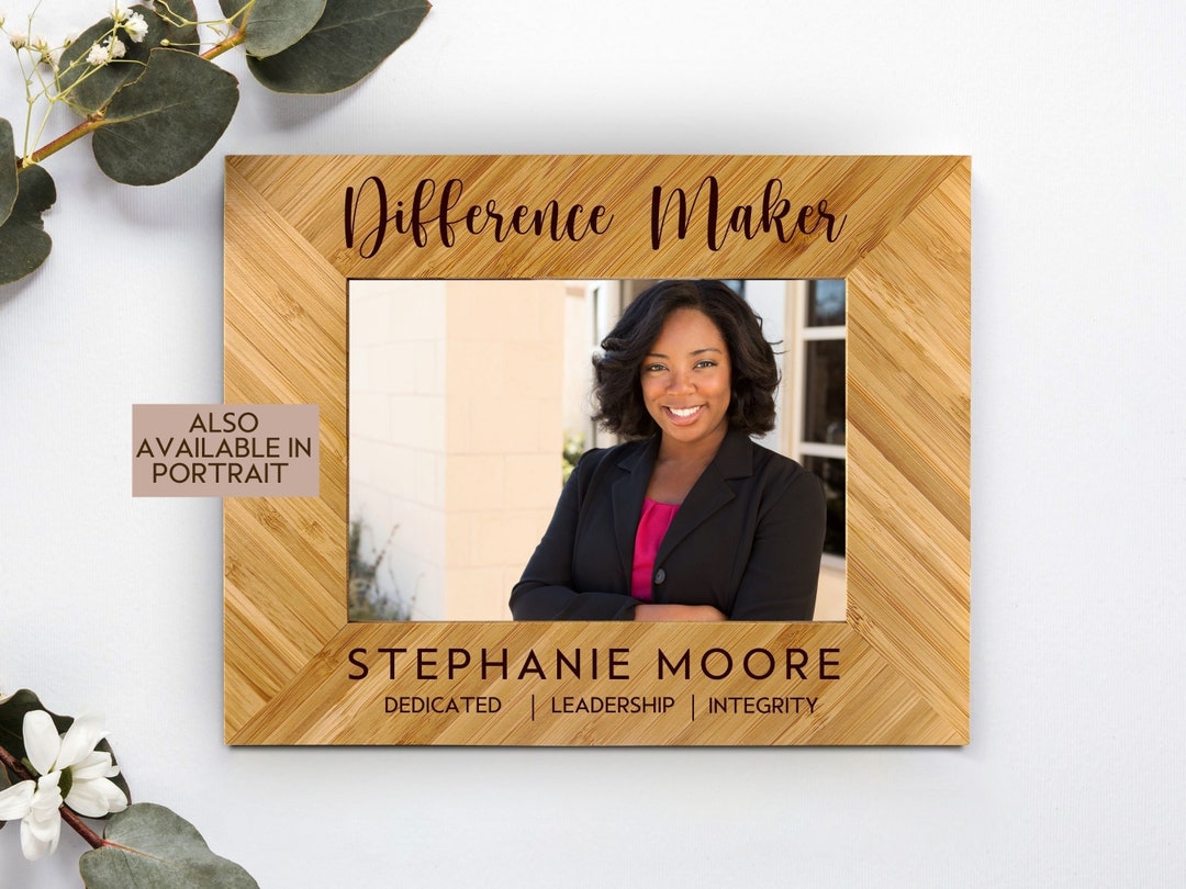 Employee Appreciation Gifts, Personalized Picture Frame, Leader ...