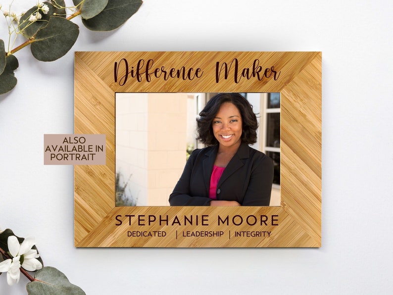 Employee Appreciation Gifts, Personalized Picture Frame, Leader ...