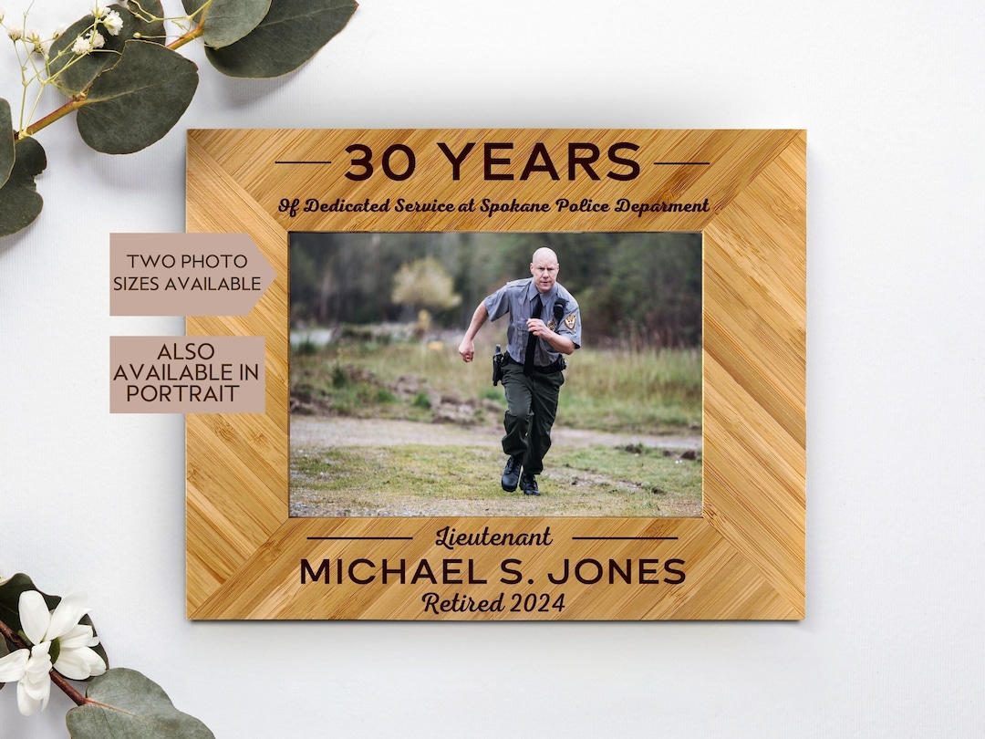 Police Lieutenant Retirement Gift, Law Enforcement Gift, Coworker ...