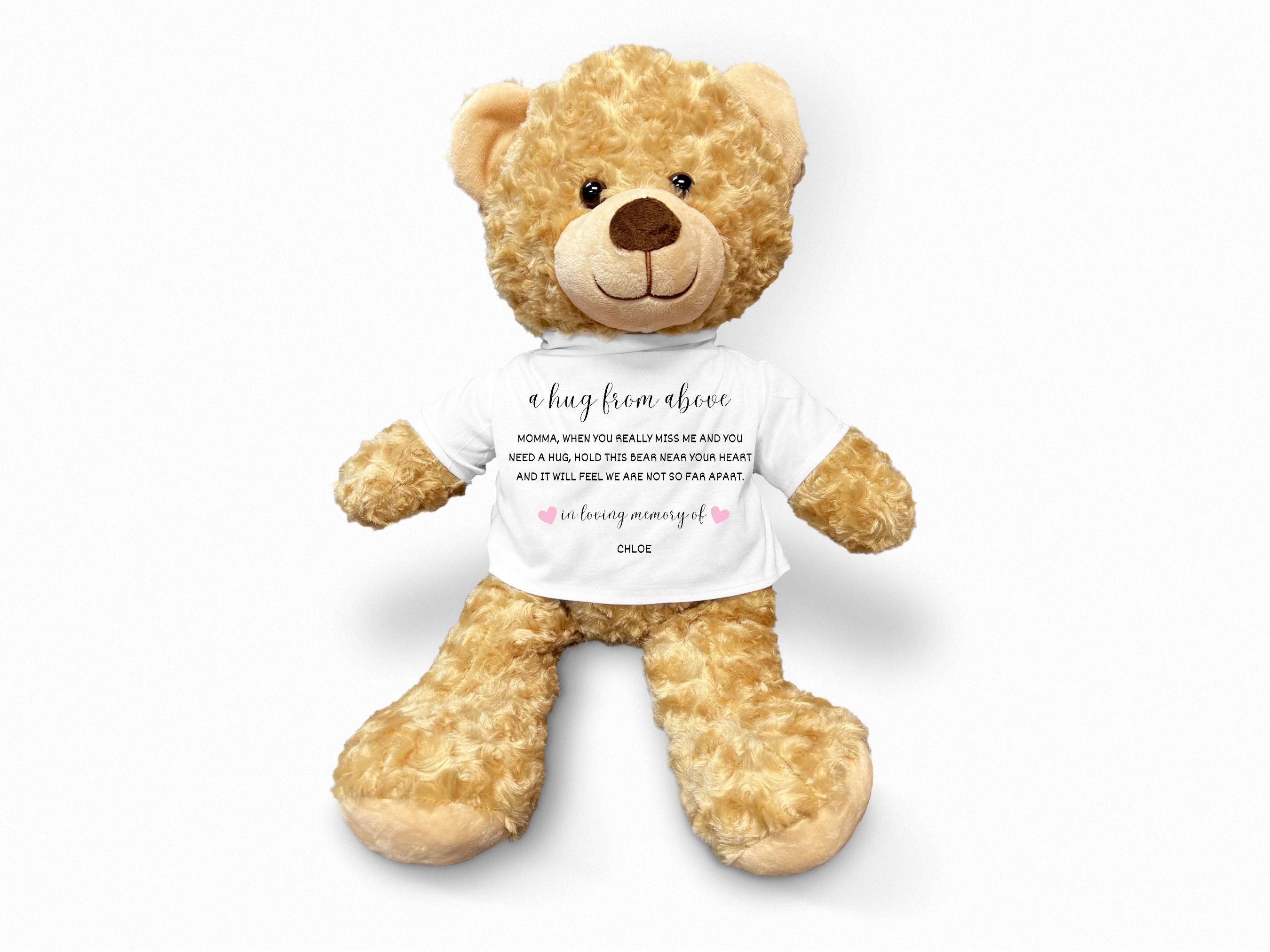 Loss of Daughter, Memory Bear, Custom Teddy Bear, Loss of Child Gift ...