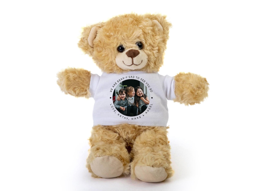Farewell Gift, Custom Teddy Bear, Goodbye Gift, Moving Away Gift, Going ...