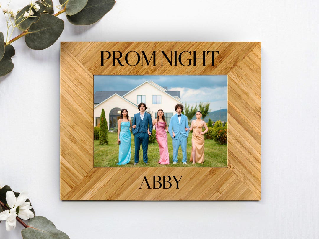 Personalized Prom Picture Frame 5x7 for Best Friends or Couples, Custom ...