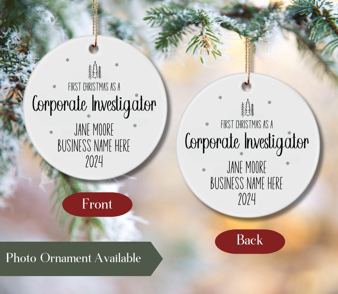 Personalized Corporate Investigator Gift, New Job Promotion Gift for ...