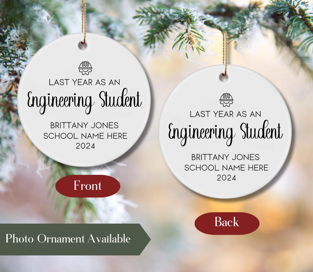 Last Year as an Engineering Student Gift, Future Engineer Gift ...