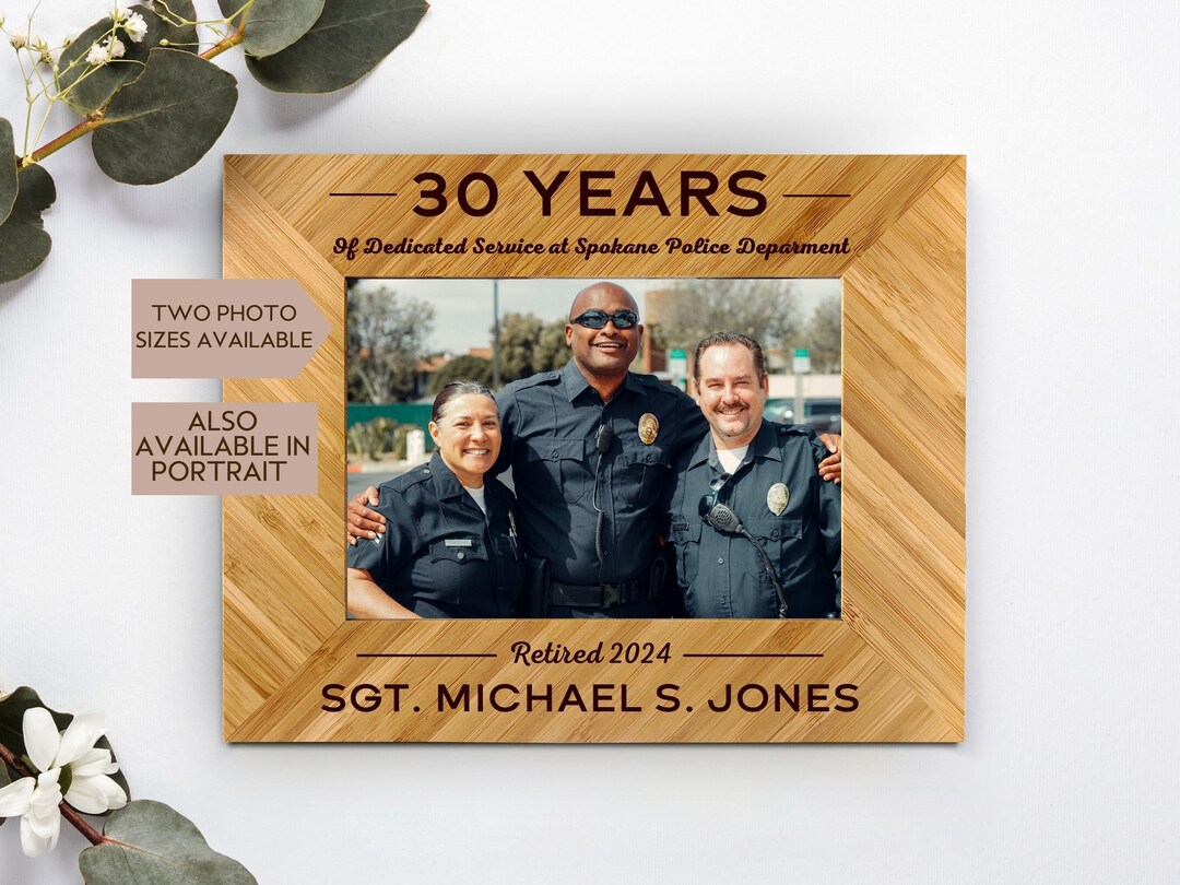 Sergeant Police Retirement Gift, First Responder Coworker Retirement ...