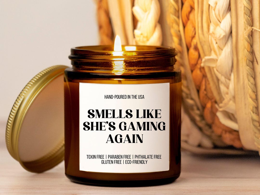 PC Gamer Gifts, Gaming Lover Gift for Her, Video Gamer Candle, Gamer ...