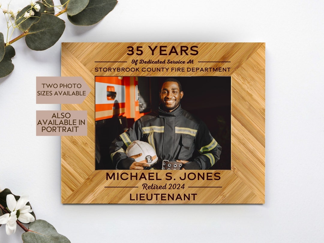 Lieutenant Firefighter Retirement Gift, First Responder Coworker ...