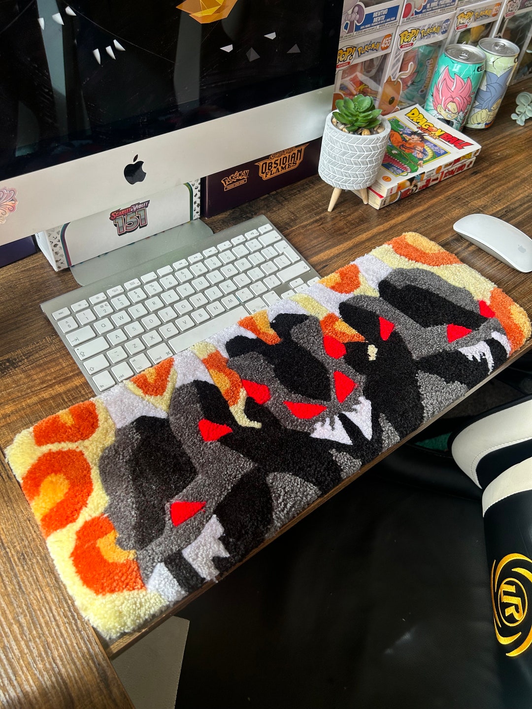 Osrs King Black Dragon Keyboard Rug - Etsy