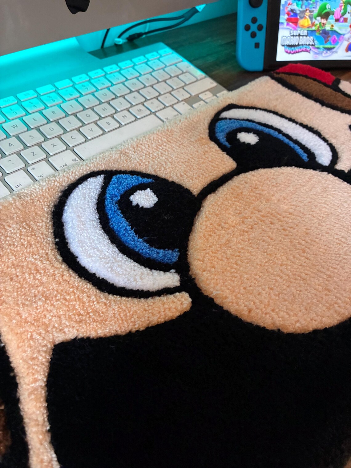 Anime Eyes Inspired Keyboard Rug - Etsy