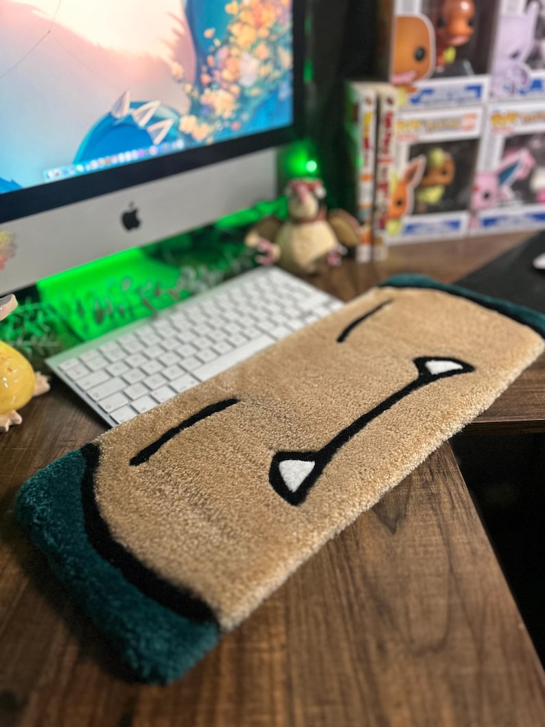 Anime Snorlax Pokémon Inspired Keyboard Rug - Etsy