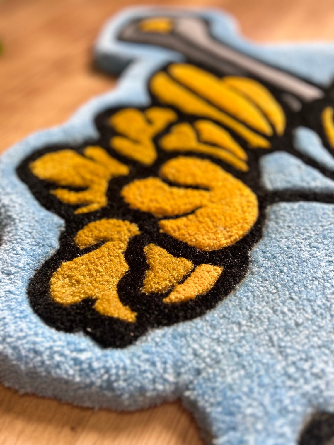 Anduril Shard of Narsil Lord of the Rings Inspired Handmade Rug - Etsy