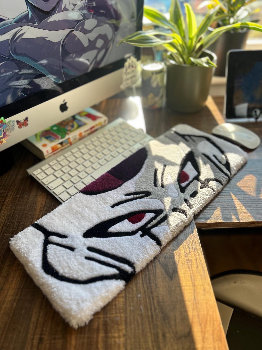 Anime Freiza Eyes Inspired Keyboard Rug - Etsy