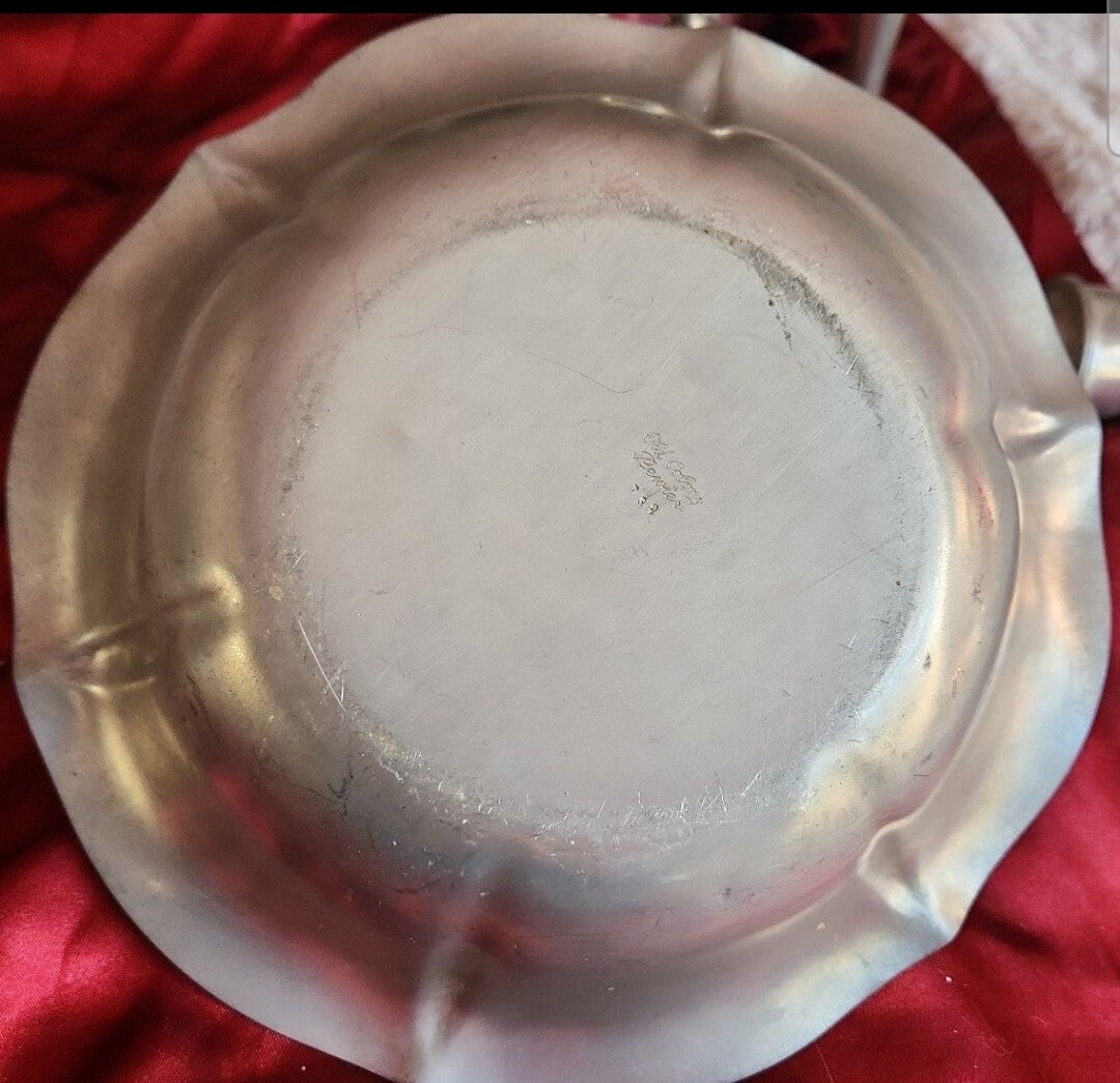 Set of Pewter Dinnerware - Etsy