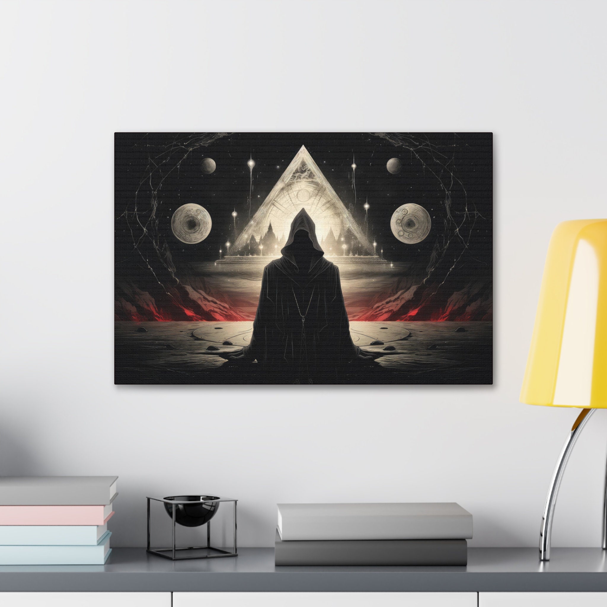 Mystic Celestial Enigma, Esoteric Occult Artwork for Cosmic Seekers - Etsy