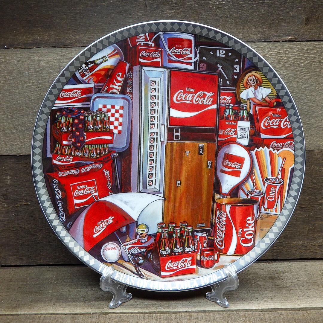 Eras of Coca Cola Numbered Limited Editon 1995 Collectors Plate ...