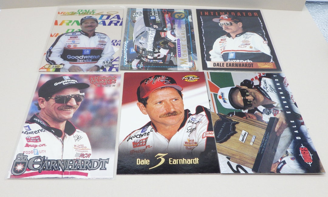 12 Nascar Dale Earnhardt Collectible Trading Cards 1996 Pinnacle Racers ...