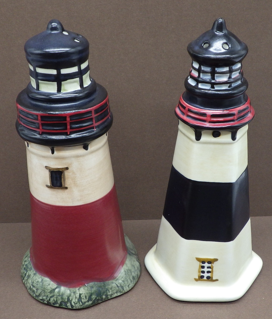 Vintage Sakura Lighthouse Salt and Pepper Shakers Semi-gloss Finish - Etsy