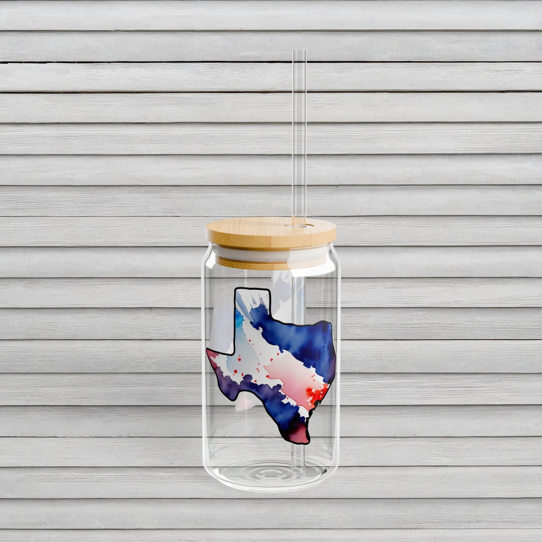 Texan Pride: Great State of Texas Sipper Glass Perfect for Your Sweet ...