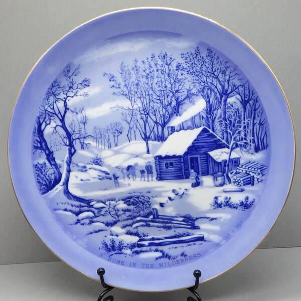Winter Scene Plates - Etsy