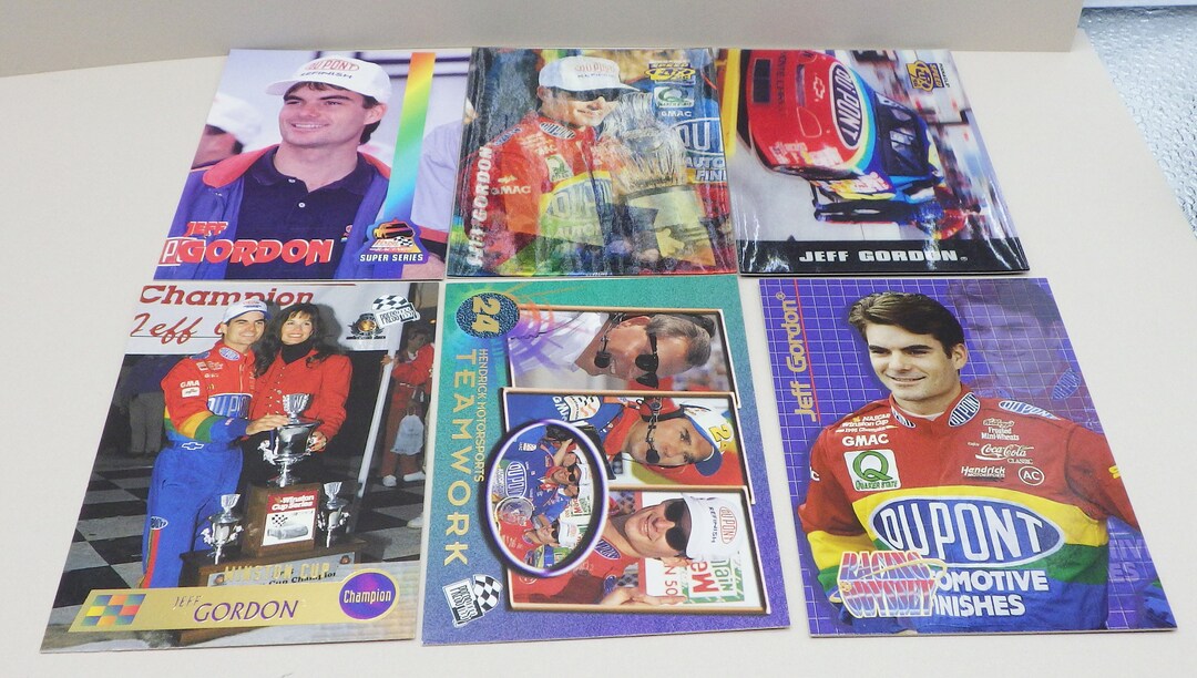 13 Nascar Jeff Gordon Collectible Trading Cards 1996 Pinnacle Racers ...