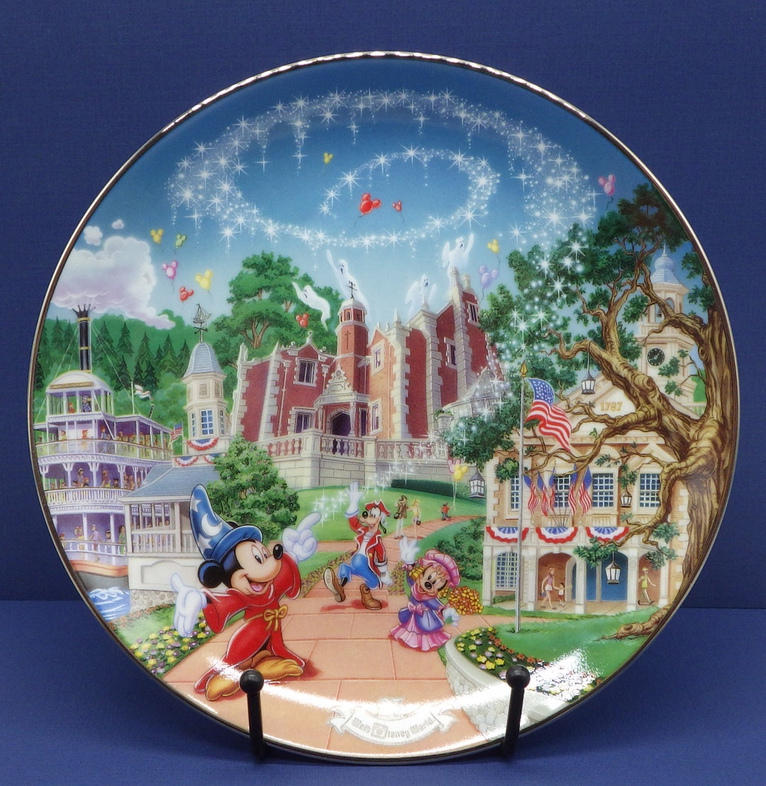 Vintage Disney World 25th Anniversary Liberty Square Limited Edition ...