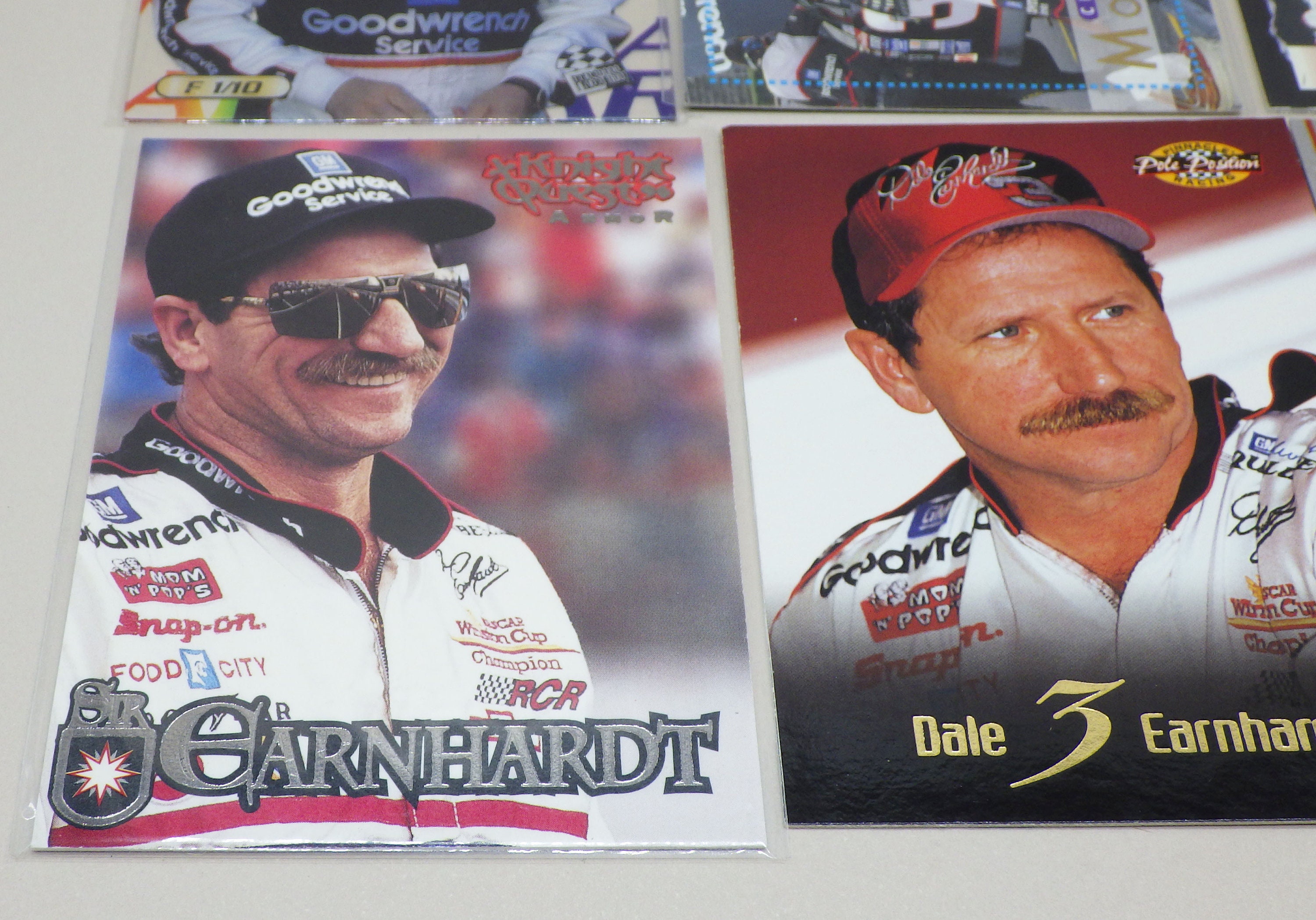 12 Nascar Dale Earnhardt Collectible Trading Cards 1996 Pinnacle Racers ...