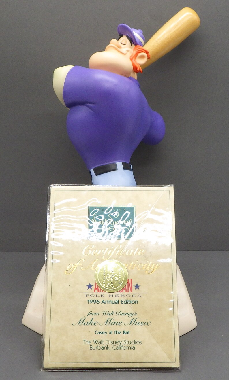 Vintage Walt Disney Classic Figurine Casey at the Bat From Disney Movie ...