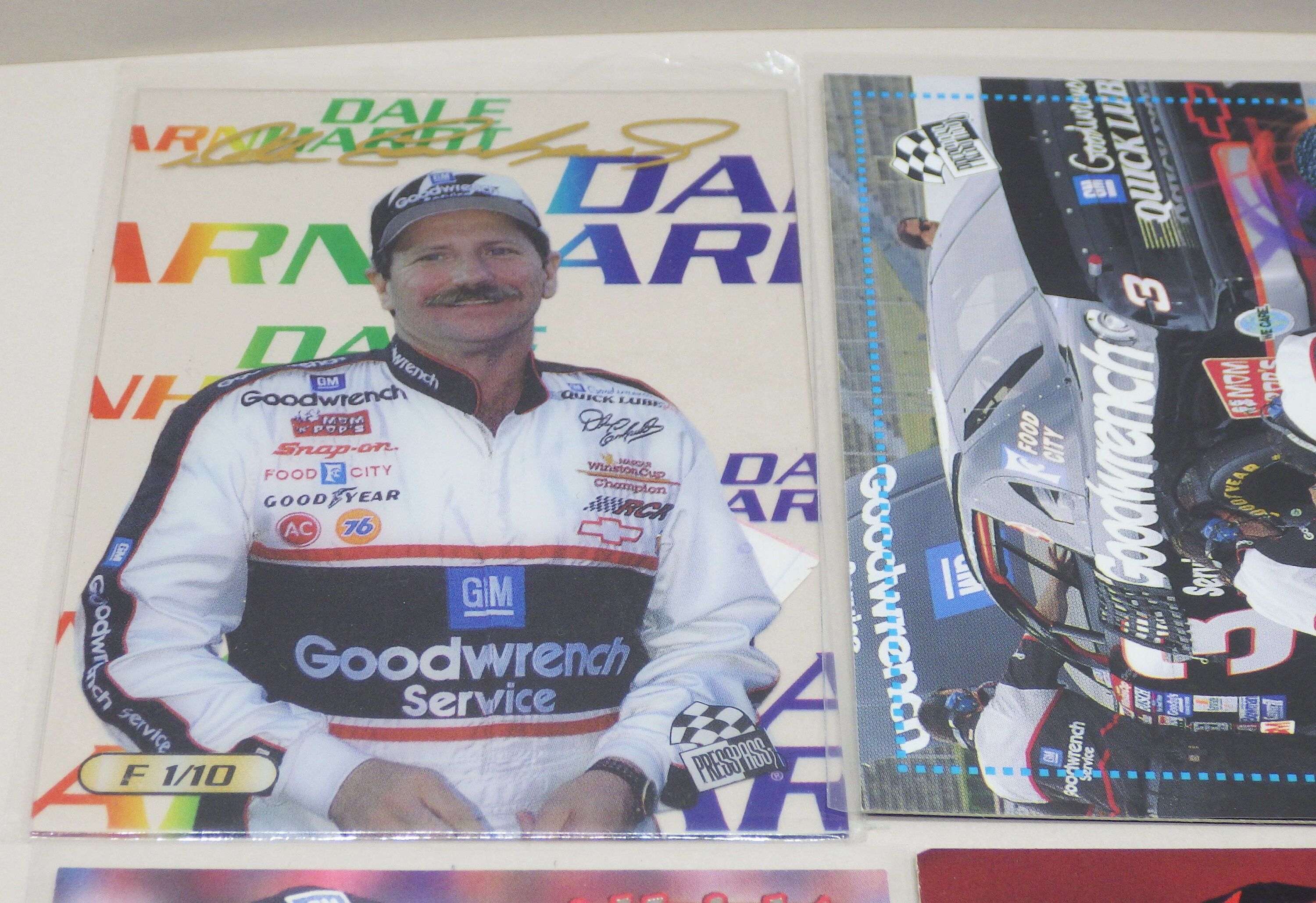 12 Nascar Dale Earnhardt Collectible Trading Cards 1996 Pinnacle Racers ...