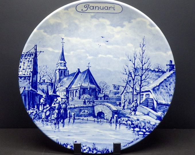 Limited Edition Collector Plate January 9.5 Inch Diameter Old ...