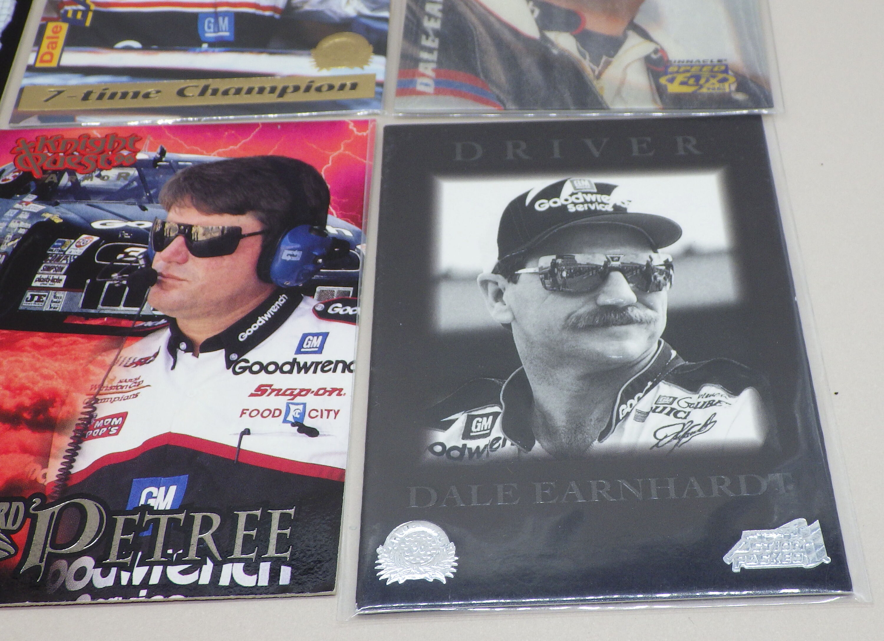 12 Nascar Dale Earnhardt Collectible Trading Cards 1996 Pinnacle Racers ...
