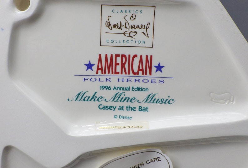 Vintage Walt Disney Classic Figurine Casey at the Bat From Disney Movie ...