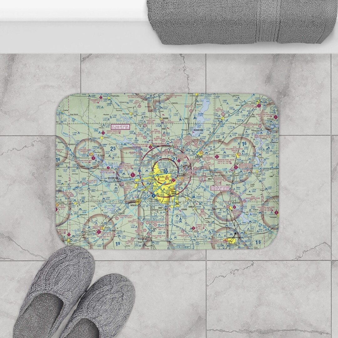 Pilot Bath Mat Sectional or Airport Plate / Pilot Gifts - Etsy
