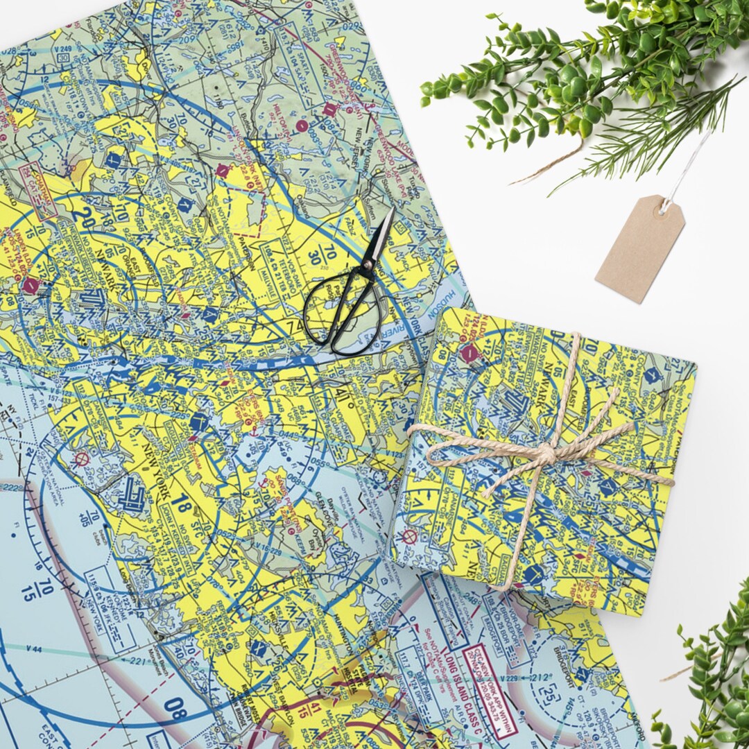 Pilot Gift Wrapping Paper Sectional - Etsy