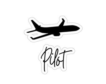 Funny Aviation Stickers, Caution Confused Pilot, Gift for Ultralight ...