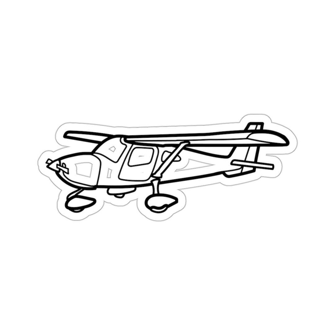 Airplane Sticker - Plane Stickers - Cessna - Etsy