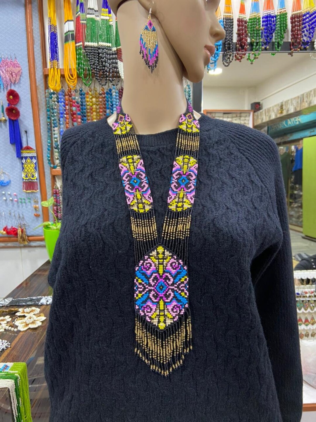 Ukrainian Gerdan, Traditional Ukraine Necklace, Handmade Jewelry ...