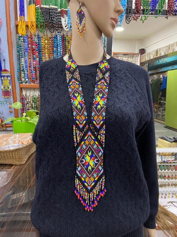 Ukrainian Gerdan Traditional Ukraine Necklace Handmade - Etsy