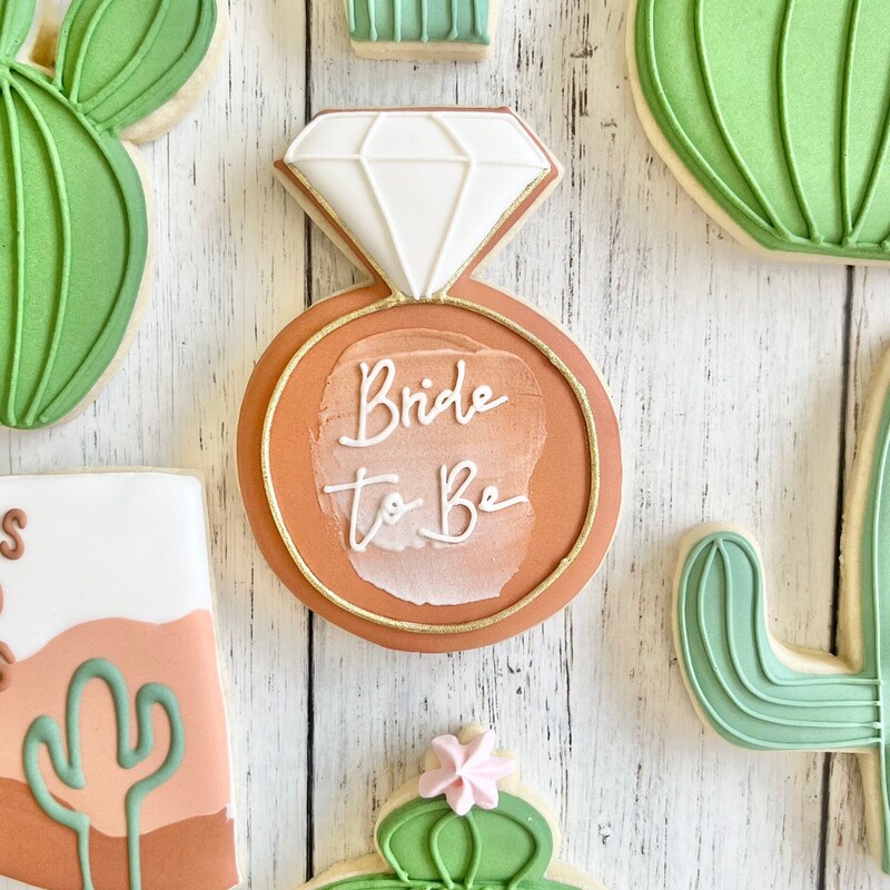 Diamond Ring Cookies - Etsy