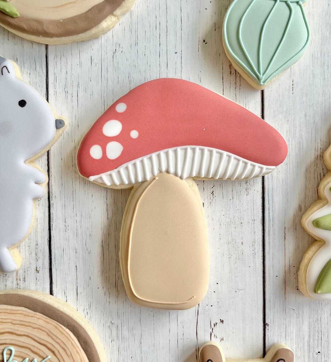Mushroom Cookie Cutter, Woodland Cookie Cutters - Etsy
