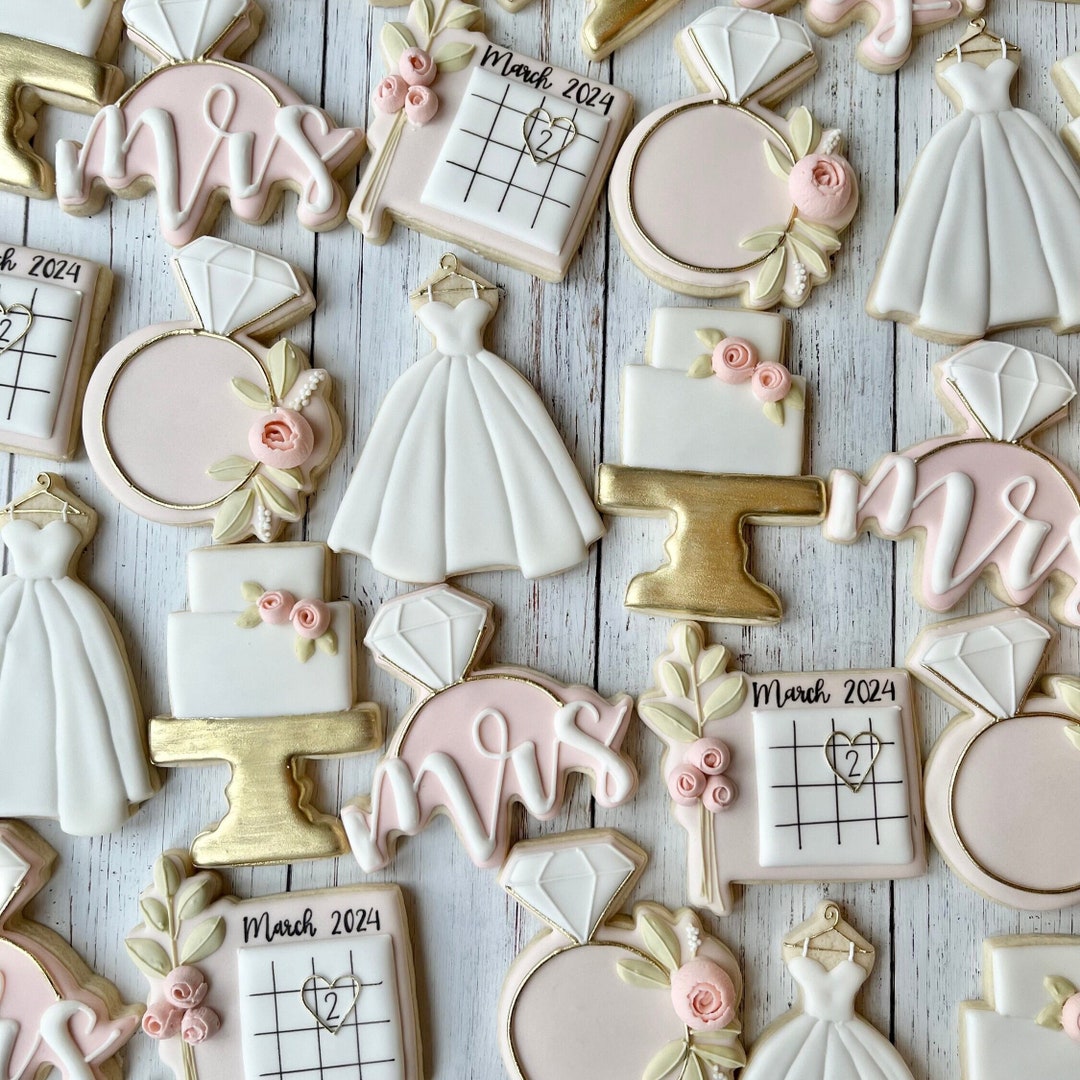 Bridal Shower 5-piece Cookie CUTTER Set - Etsy