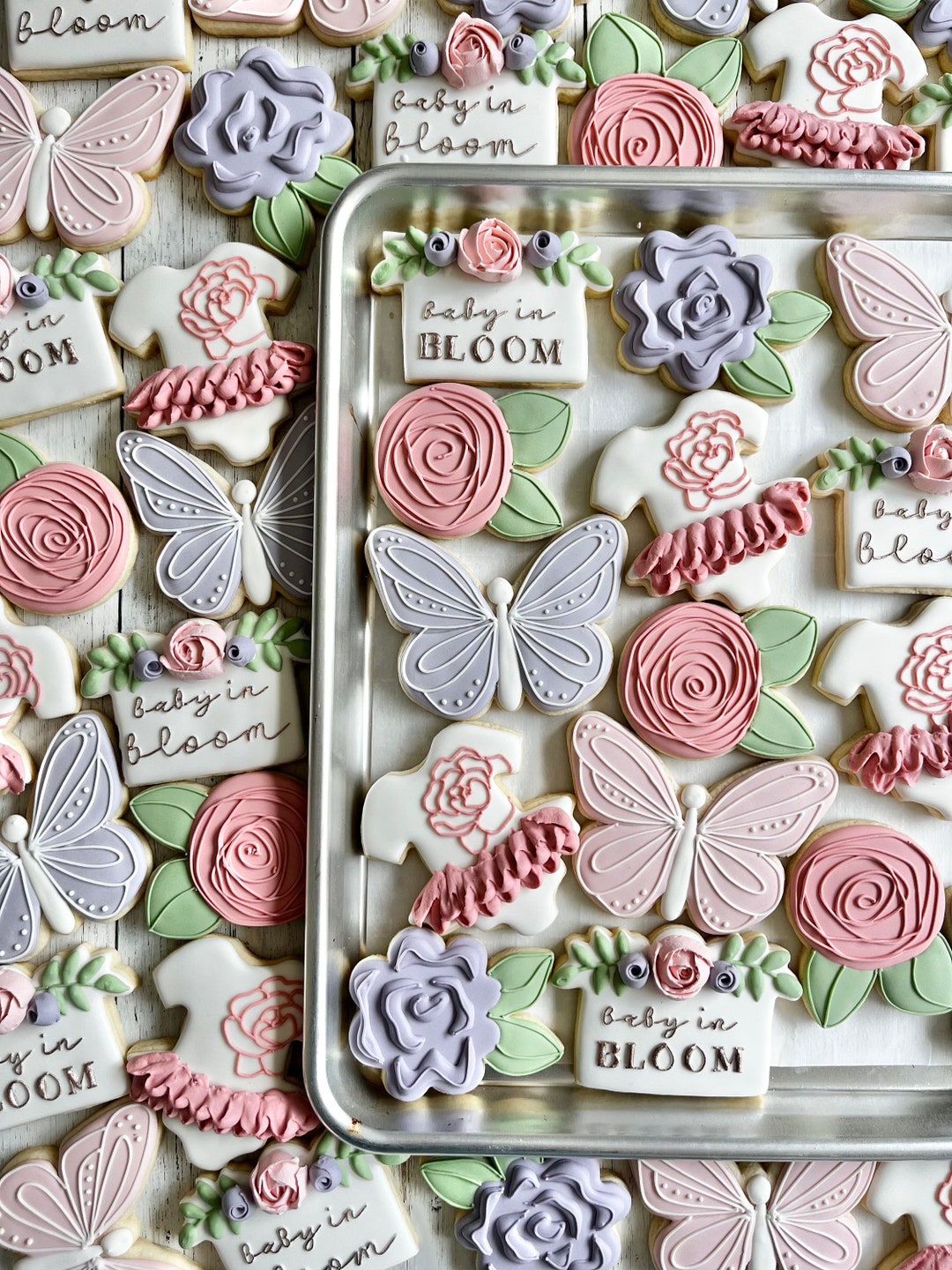 Set of 5 Baby in Bloom Baby Shower Cookie Cutters - Etsy